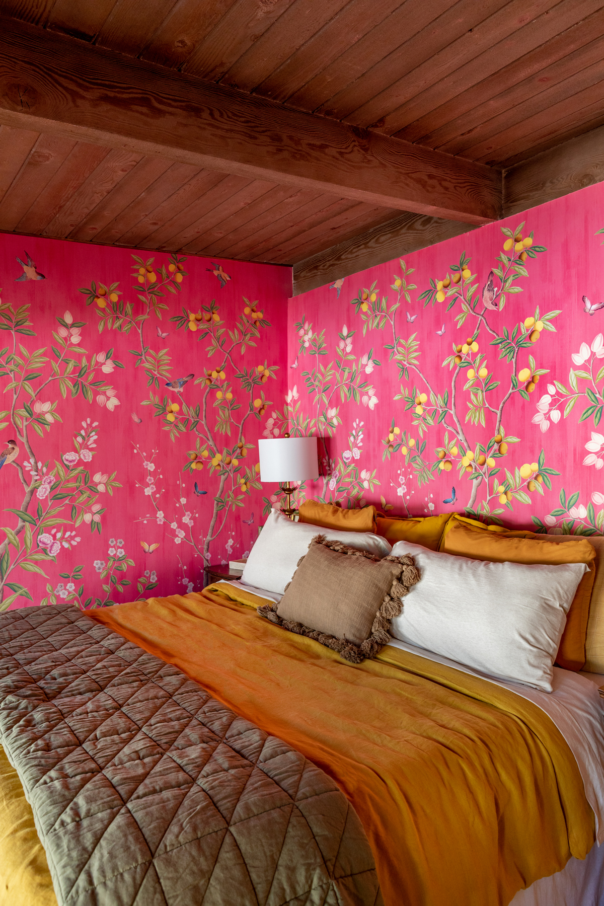 A Bold Cozy Guest Bedroom